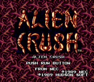 Alien Crush – Title Screen – Obsolete Gamer