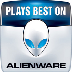 Plays Best On Alienware logo – Obsolete Gamer