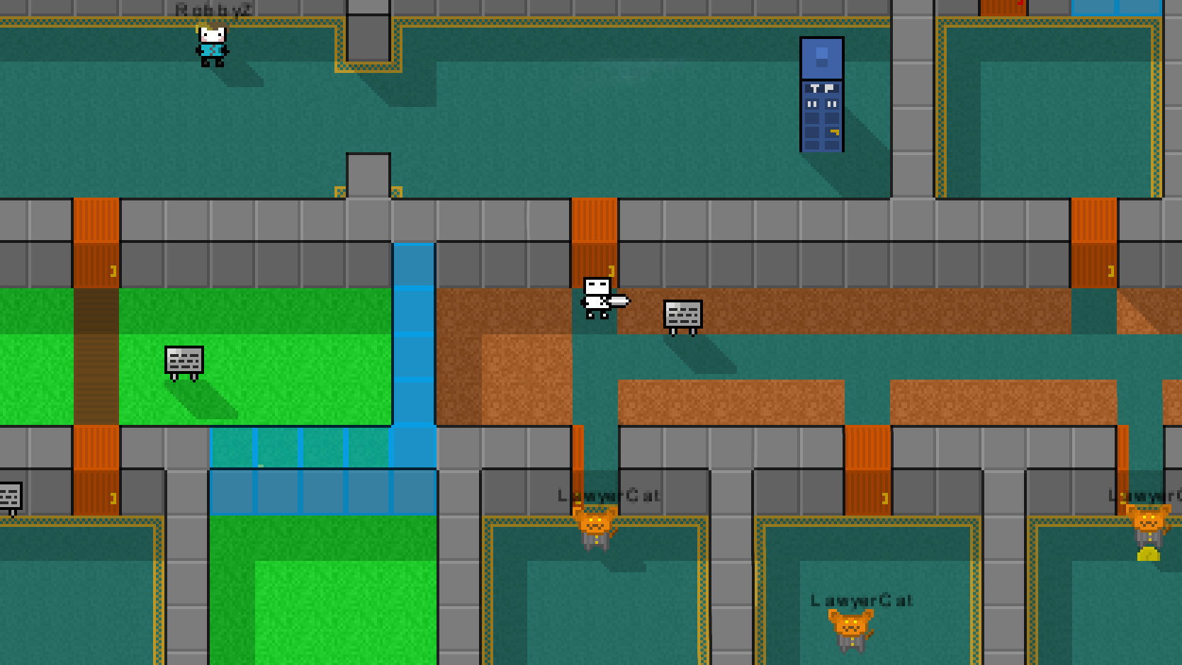 8-bit mmo – gameplay screenshot – Obsolete Gamer