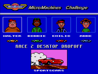 Micro Machines – sega genesis – gameplay screenshot – 5 – Obsolete Gamer