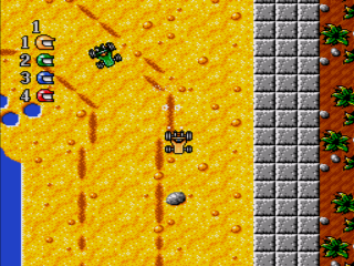 Micro Machines – sega genesis – gameplay screenshot – 6 – Obsolete Gamer